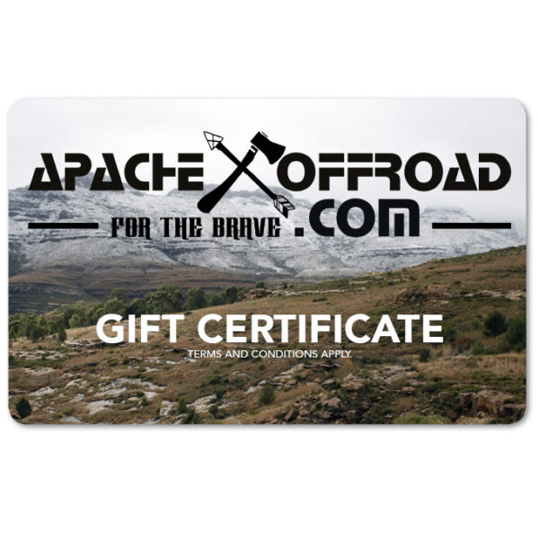 Gift Certificate | Apache Offroad