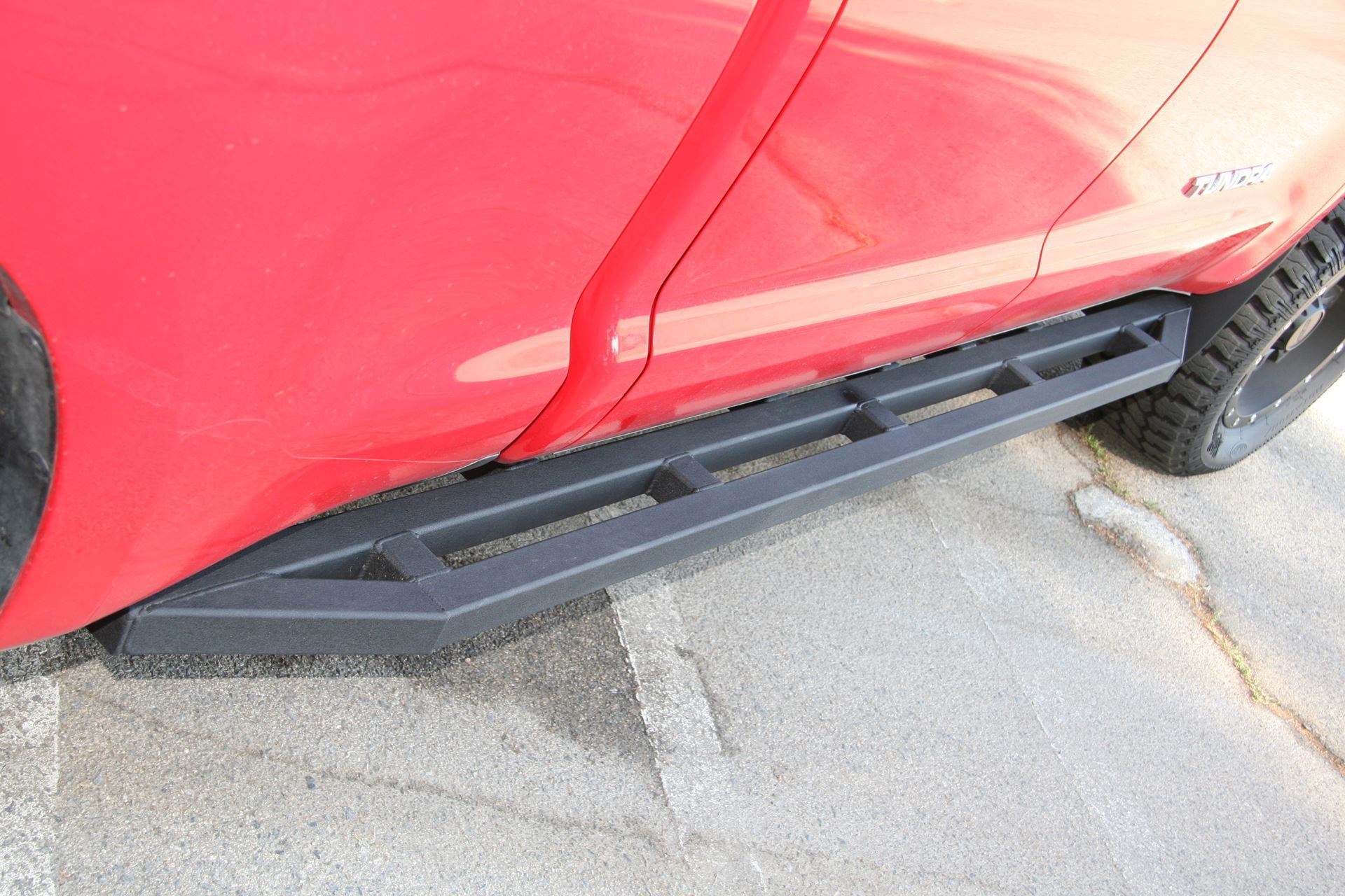 DEMELLO OFFROAD ROCK CRUSHER SLIDERS / STEPS | Toyota Tundra 2007-2017 ...